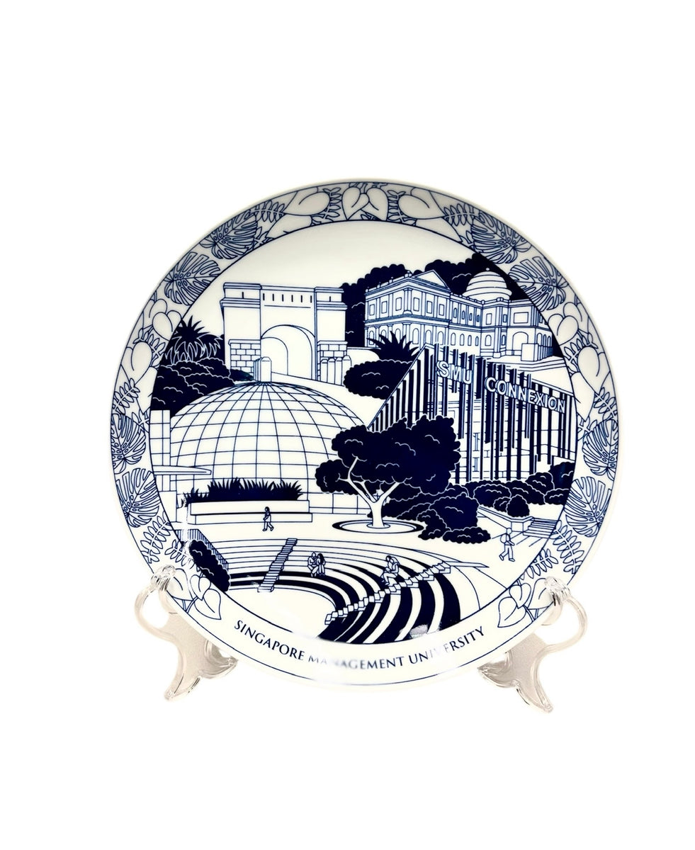 SMU x Supermama: Porcelain Plate – The SMU Shop